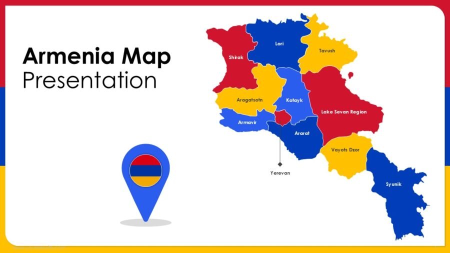 Armenia Map Presentation Templates and Google Slides Themes