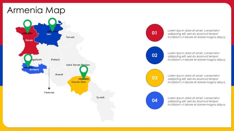 Armenia Map Presentation Templates and Google Slides Themes