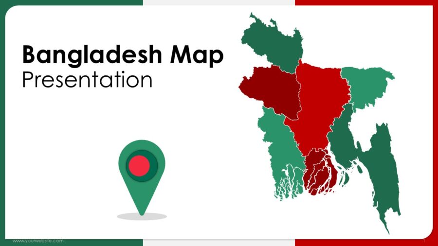 Bangladesh Map Presentation Templates and Google Slides