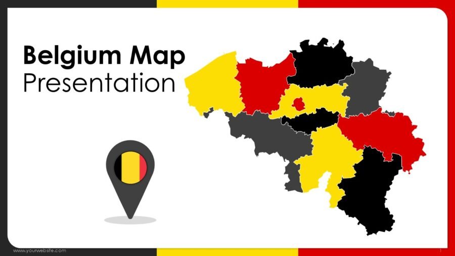 Belgium Map Presentation Templates and Google Slides Themes