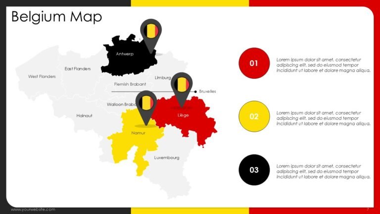 Belgium Map Presentation Templates and Google Slides Themes
