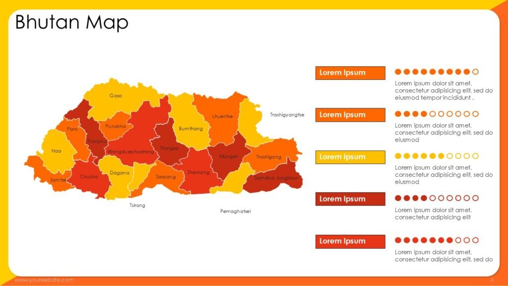 Bhutan Map Presentation Templates and Google Slides Themes