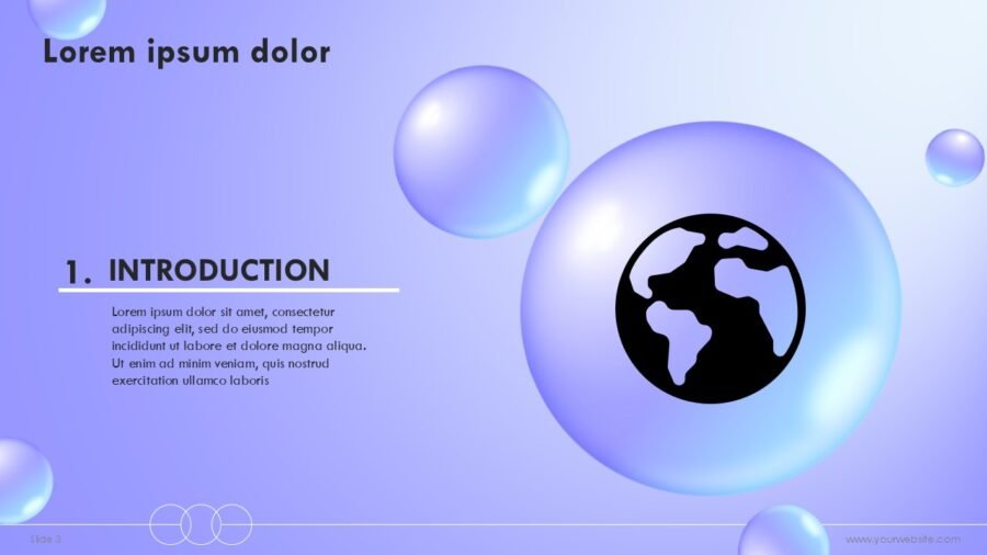 Bubble Business Presentation Templates and Google Slides
