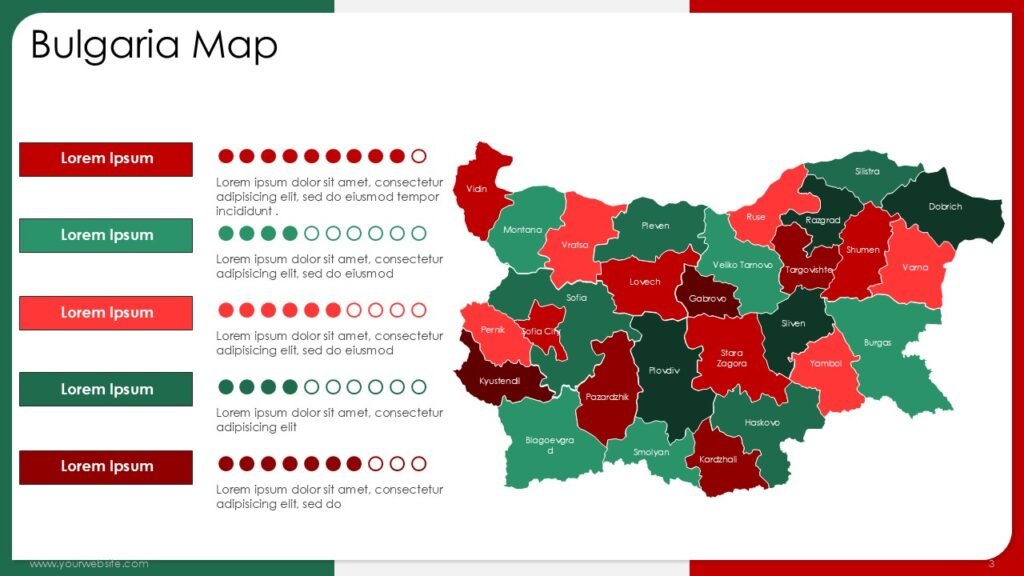 Bulgaria Map Presentation Templates And Google Slides Themes