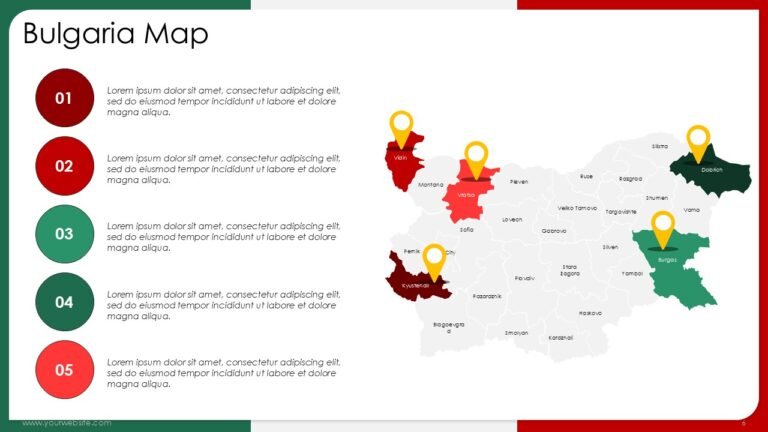 Bulgaria Map Presentation Templates And Google Slides Themes