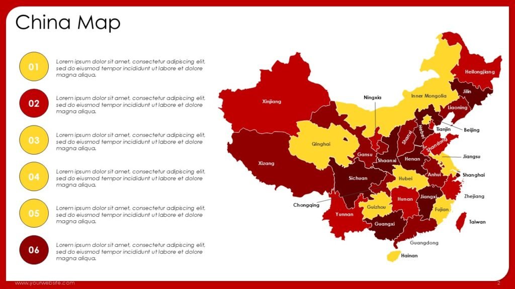 China Map Presentation Templates and Google Slides Themes