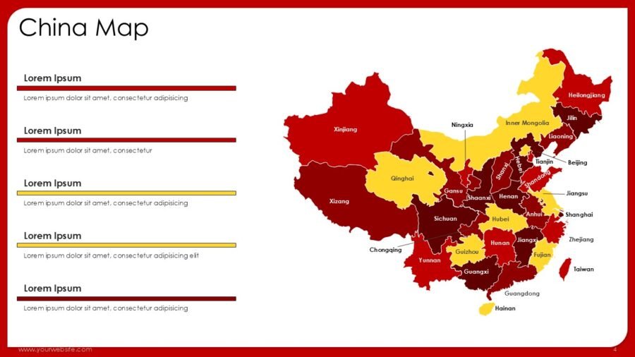 China Map Presentation Templates and Google Slides Themes