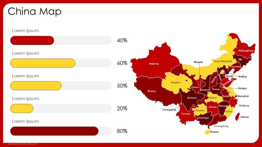 China Map Presentation Templates and Google Slides Themes