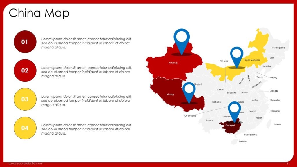 China Map Presentation Templates and Google Slides Themes