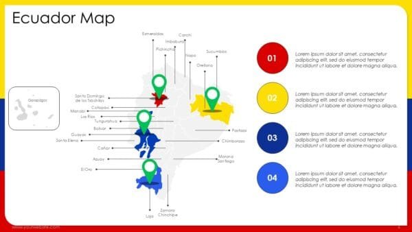 Ecuador Map Presentation Templates and Google Slides Themes