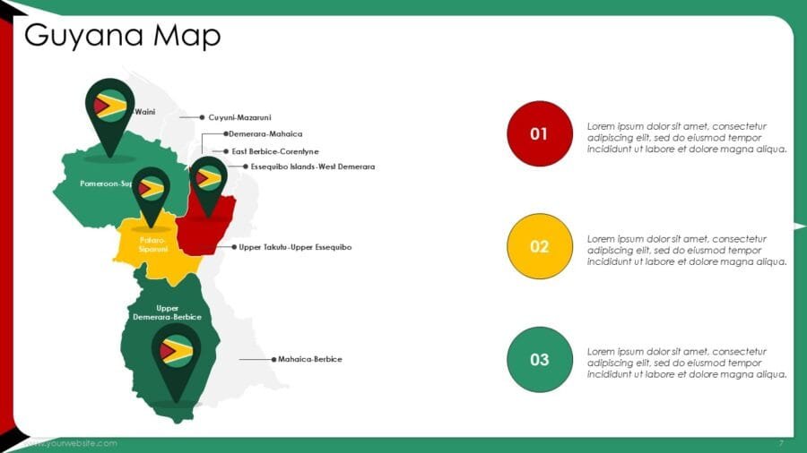Guyana Map Presentation Templates and Google Slides Themes