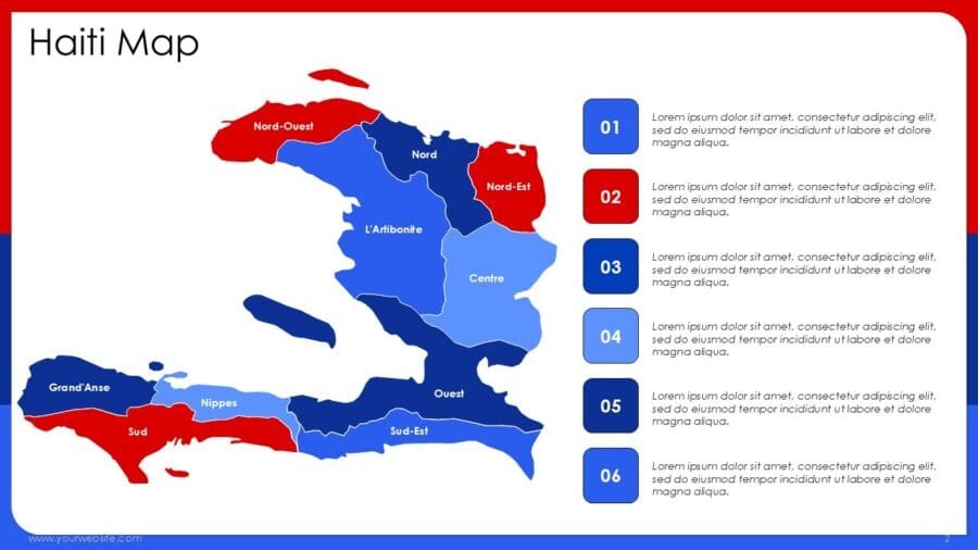 Haiti Map Presentation Templates and Google Slides Themes