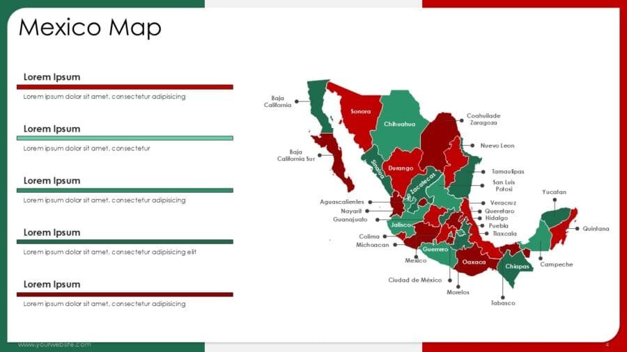 Mexico Map Presentation Templates and Google Slides Themes