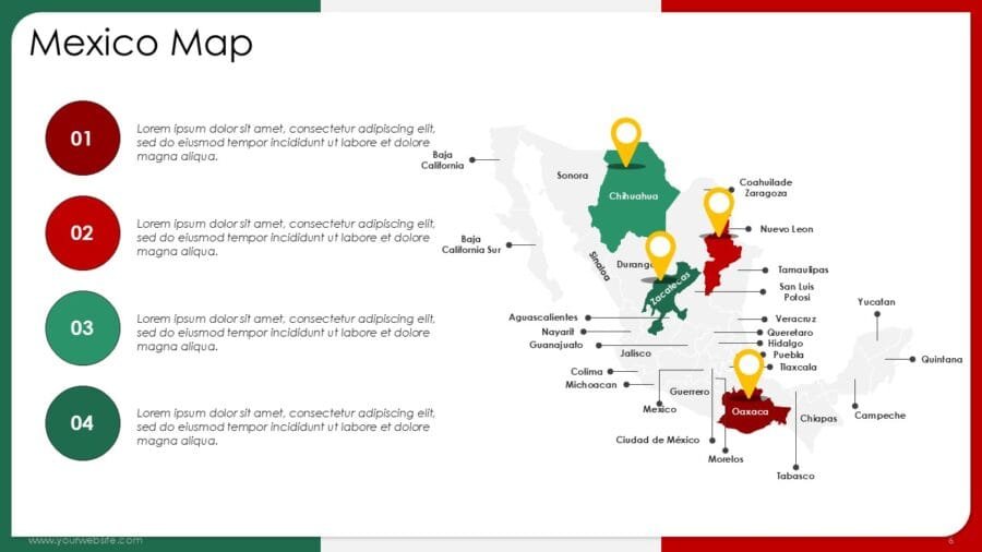 Mexico Map Presentation Templates and Google Slides Themes