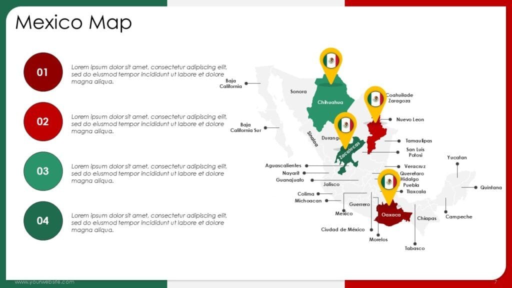 Mexico Map Presentation Templates and Google Slides Themes