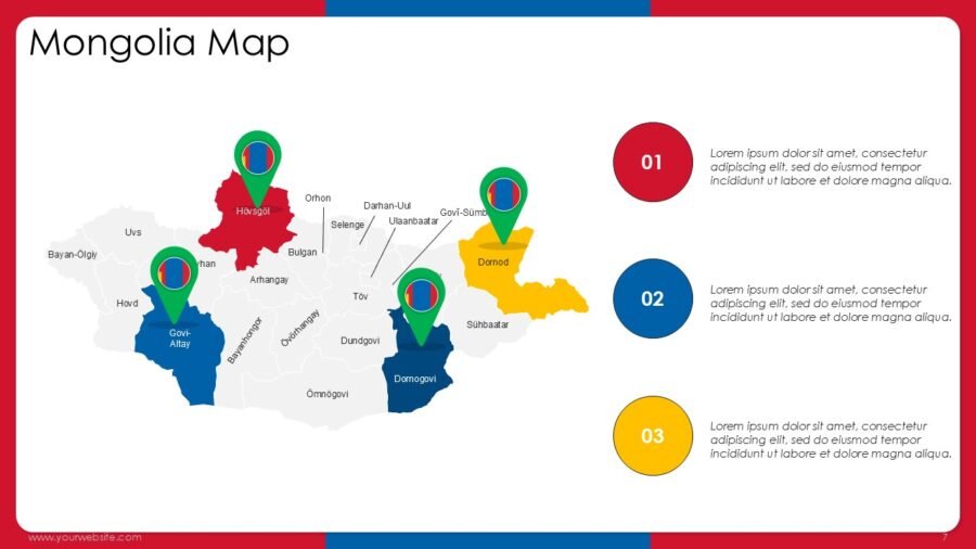 Mongolia Map Presentation Templates & Google Slides