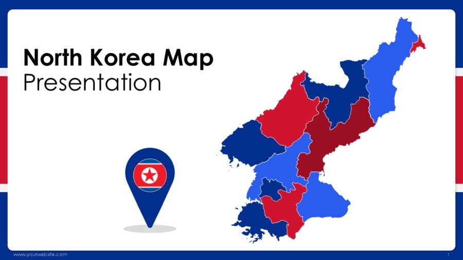 North Korea Map Presentation Templates & Google Slides