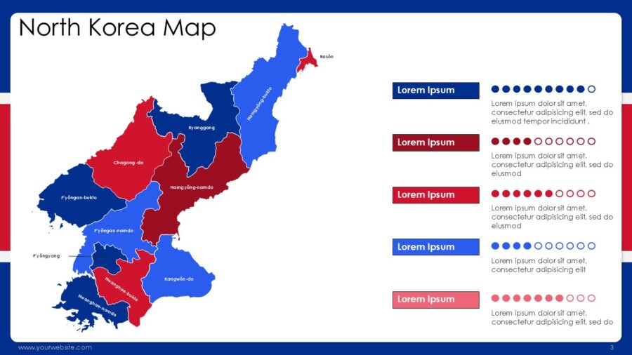 North Korea Map Presentation Templates & Google Slides