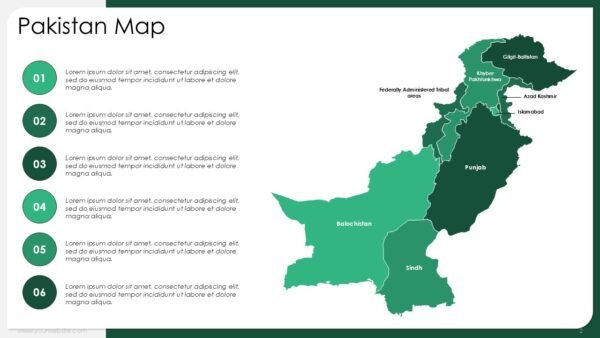 Pakistan Map Presentation Templates & Google Slides