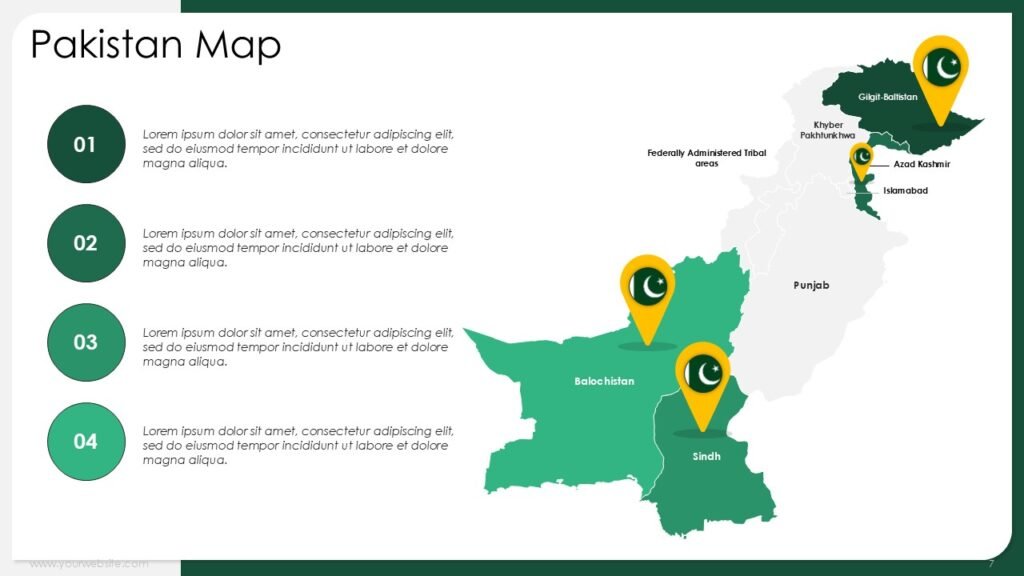 Pakistan Map Presentation Templates & Google Slides