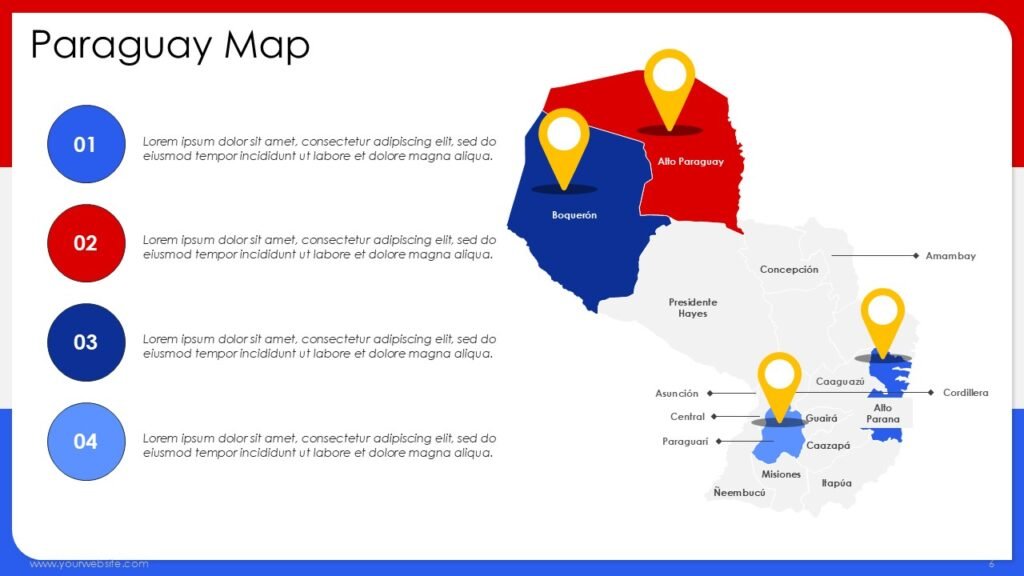 Paraguay Map Presentation Templates and Google Slides Themes