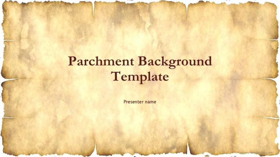 Parchment Background PowerPoint Template and Google Slides