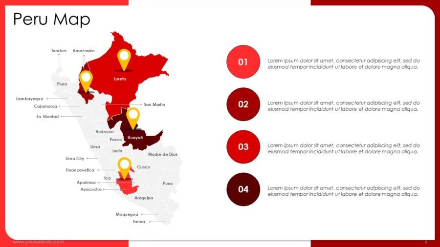 Peru Map Presentation Templates and Google Slides Themes