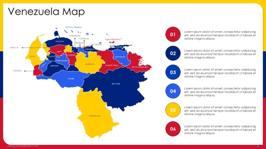 Venezuela Map Presentation Templates and Google Slides Themes