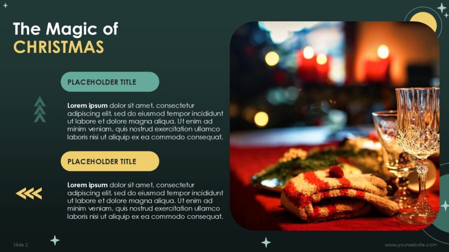 My Christmas Wishlist PowerPoint Template & Google Slides