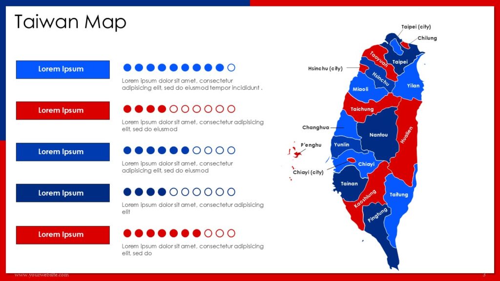 Taiwan Map Presentation Templates & Google Slides