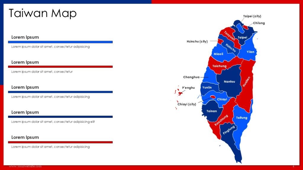 Taiwan Map Presentation Templates & Google Slides