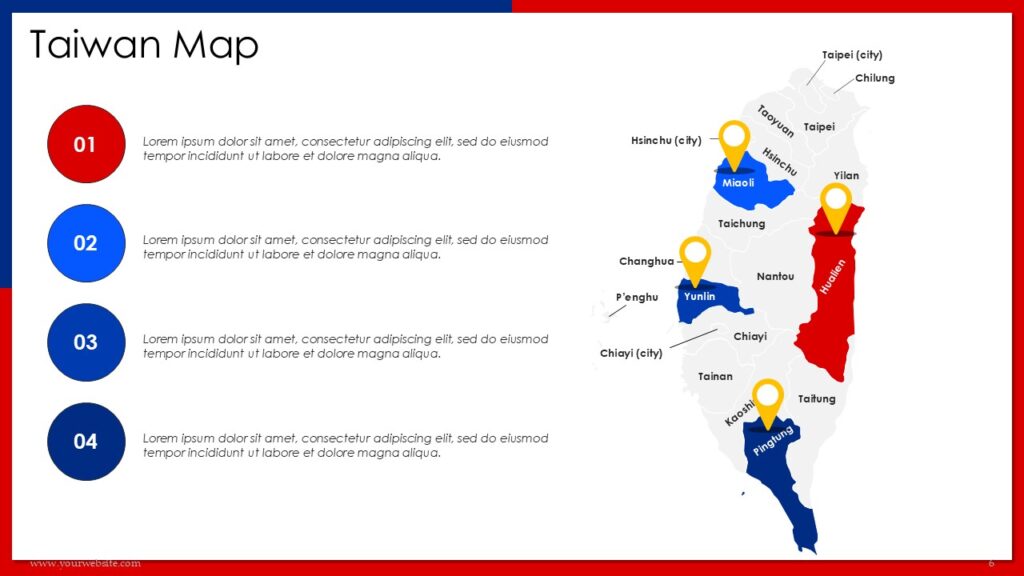 Taiwan Map Presentation Templates & Google Slides