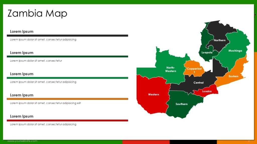 Zambia Map Presentation Templates & Google Slides