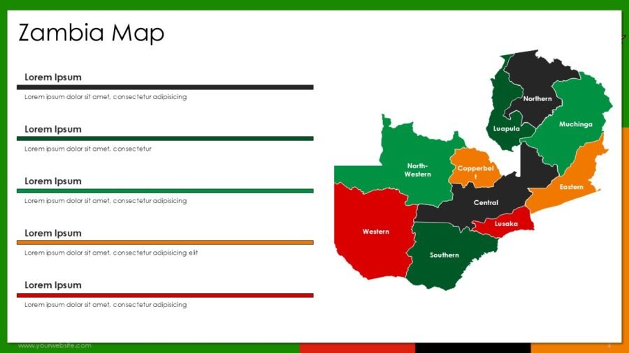 Zambia Map Presentation Templates & Google Slides