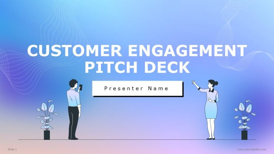 Customer Engagement Pitch Deck Presentation Templates