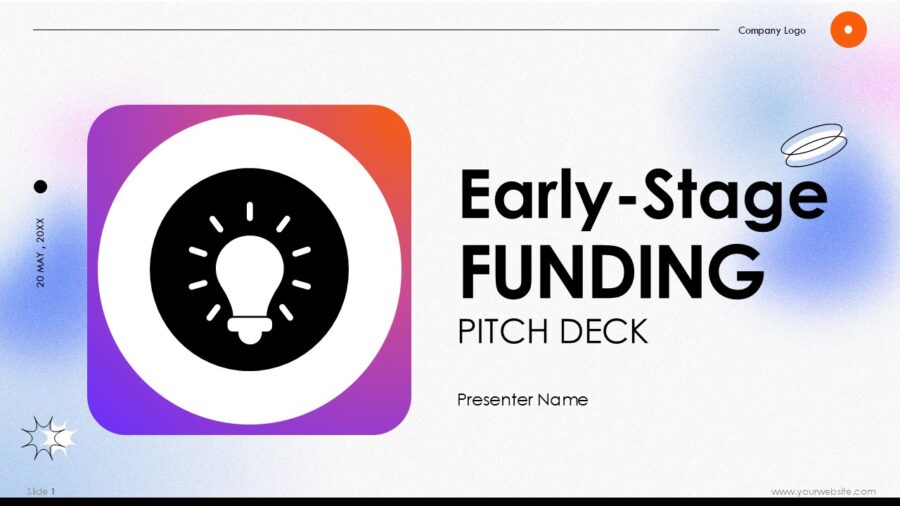 Early Stage Funding Pitch deck Presentation Templates
