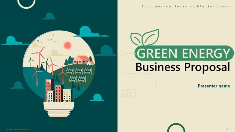 Green Energy Business Proposal Presentation Templates
