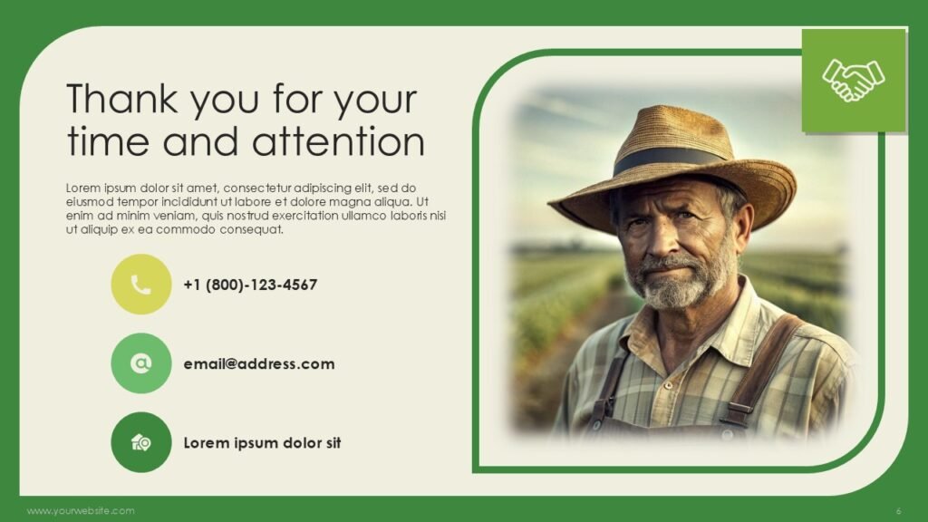 Agricultural Export Company Snapshot Presentation Templates
