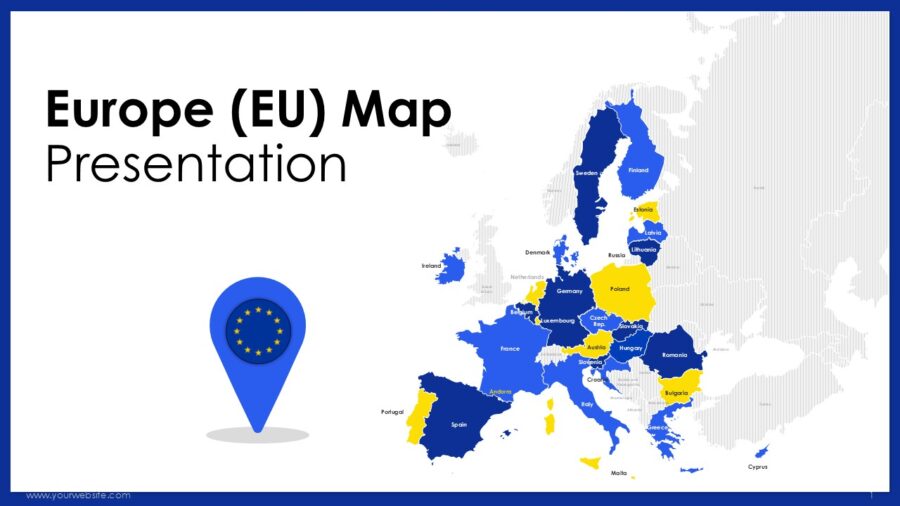 Europe Map Presentation Templates and Google Slides