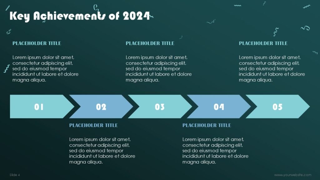 Happy New Year 2025 Business Growth Presentation PowerPoint Template ...