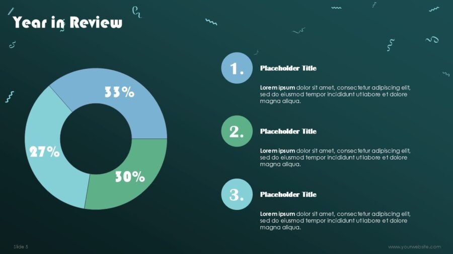 Happy New Year 2025 Business Growth Presentation PowerPoint Template ...