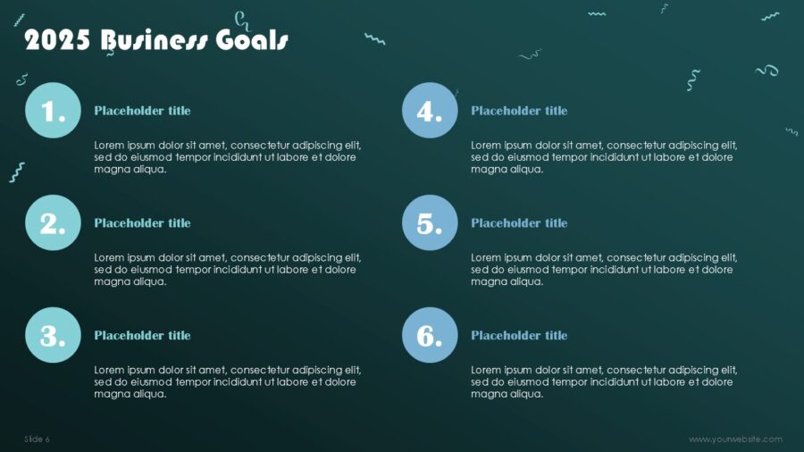 Happy New Year 2025 Business Growth Presentation PowerPoint Template ...