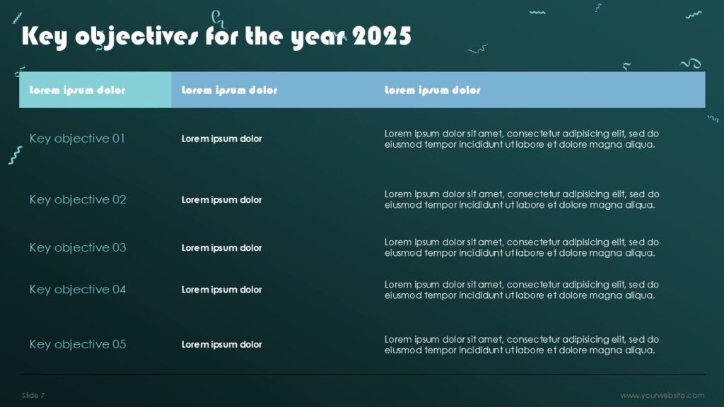 Happy New Year 2025 Business Growth Presentation PowerPoint Template ...