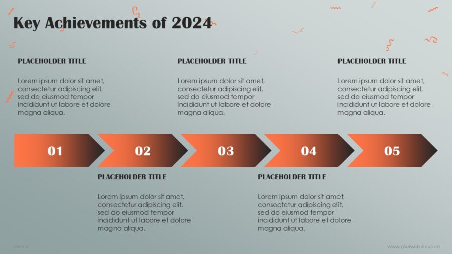 Happy New Year 2025 Business Presentation PowerPoint Template | SlidesBrain