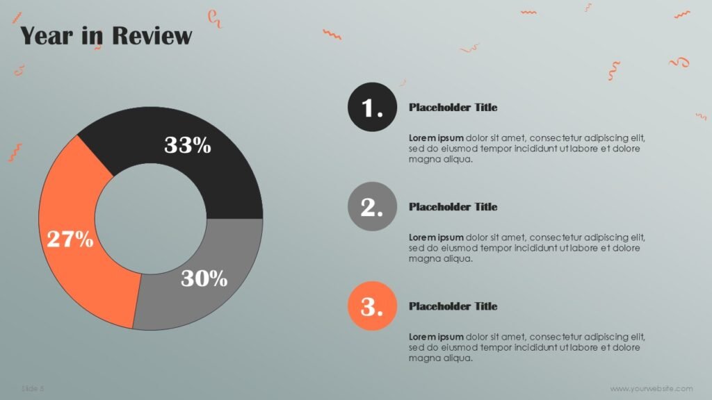 Happy New Year 2025 Business Presentation PowerPoint Template | SlidesBrain