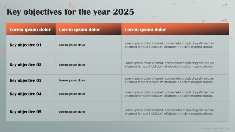 Happy New Year 2025 Business Presentation PowerPoint Template | SlidesBrain