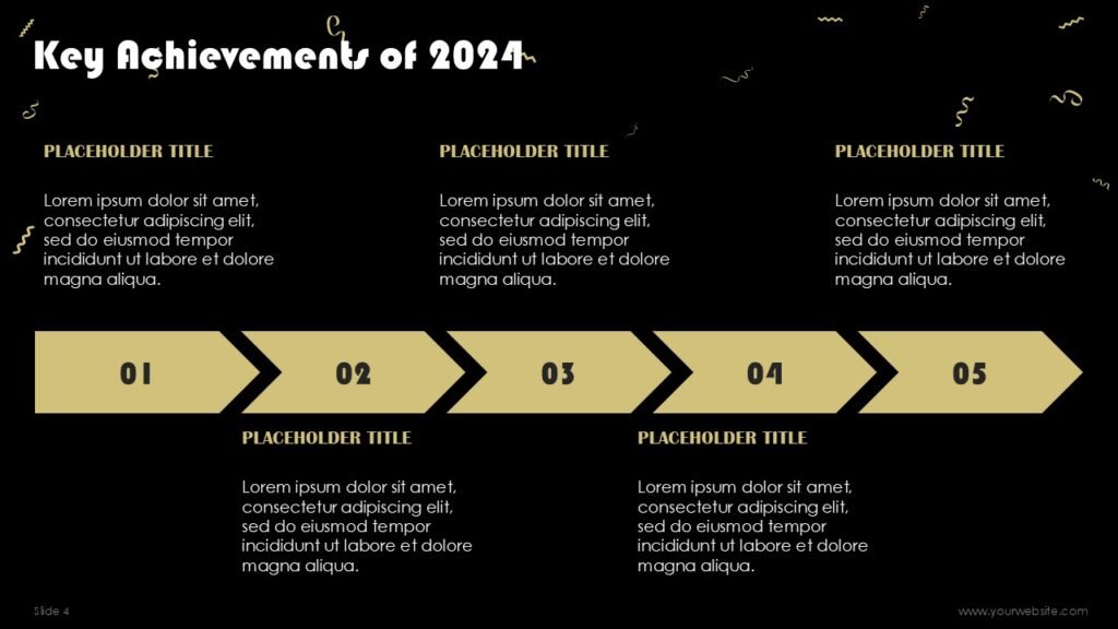 Happy New Year 2025 Business Success Presentation PowerPoint Template ...