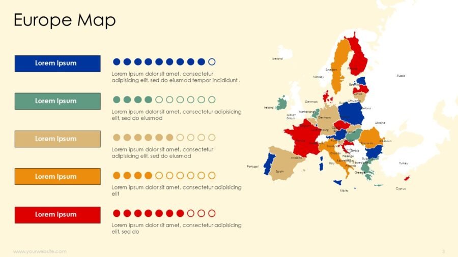 Map of Europe Presentation Templates and Google Slides