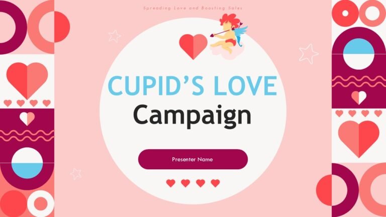 Cupid Love Valentine Day Campaign Presentation Templates