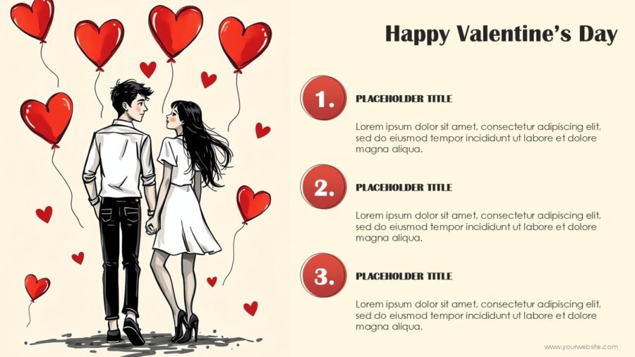 Cute Valentines Day Slides Presentation Templates